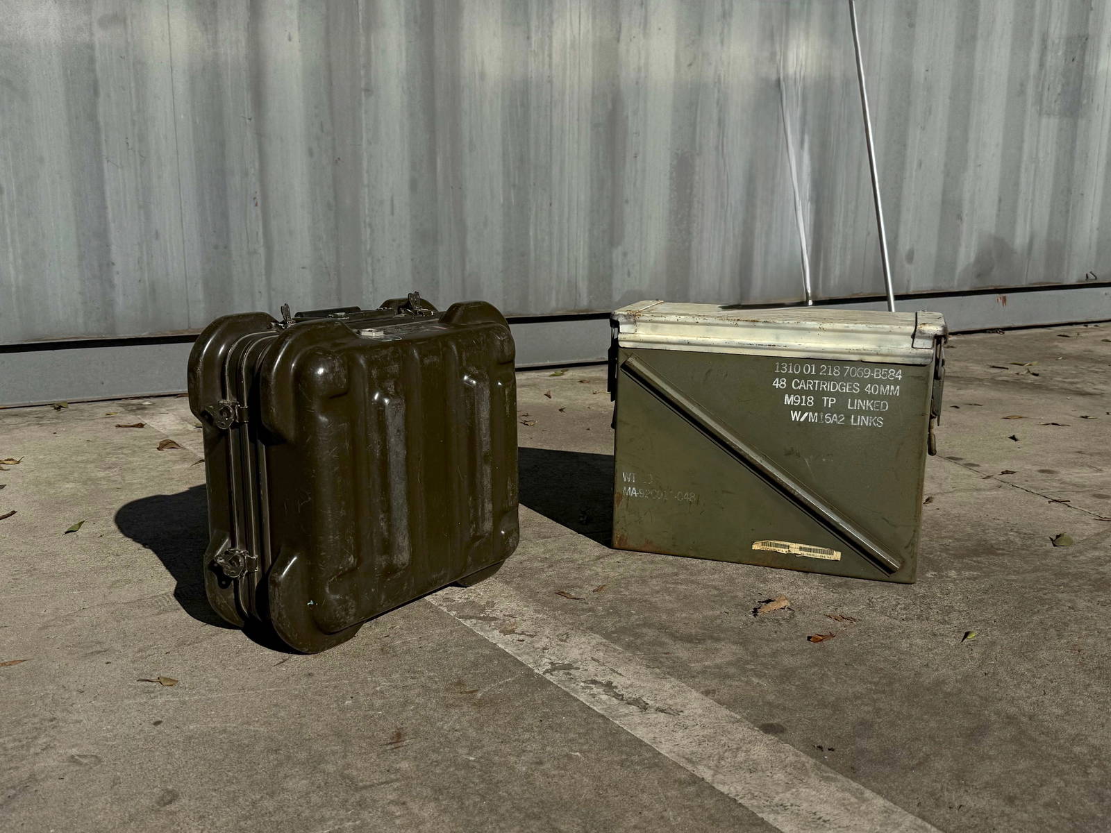 Vintage Military Storage Trunk And Artillery Box Auction