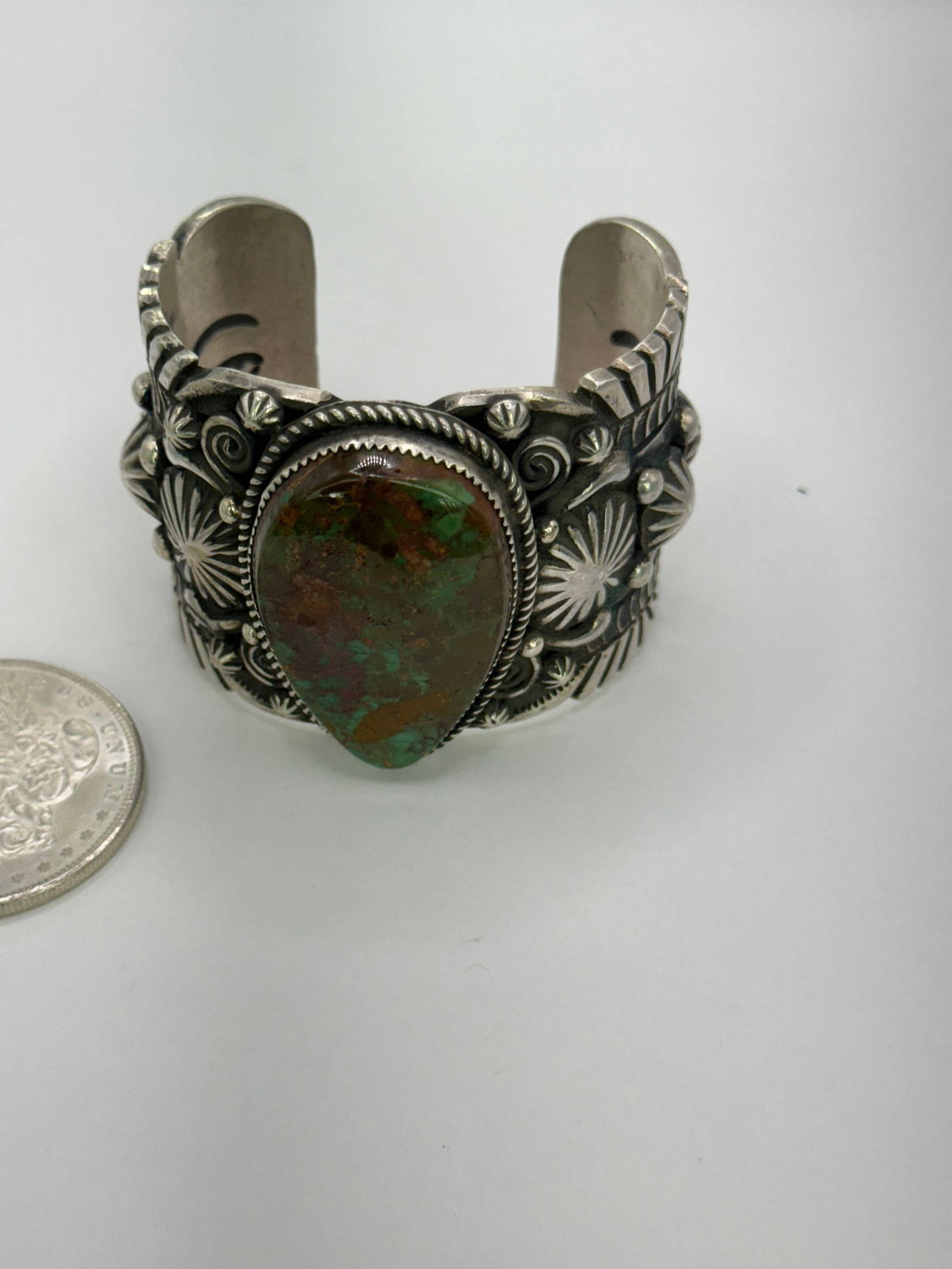 Richard Jim Royston Turquoise Cuff Auction