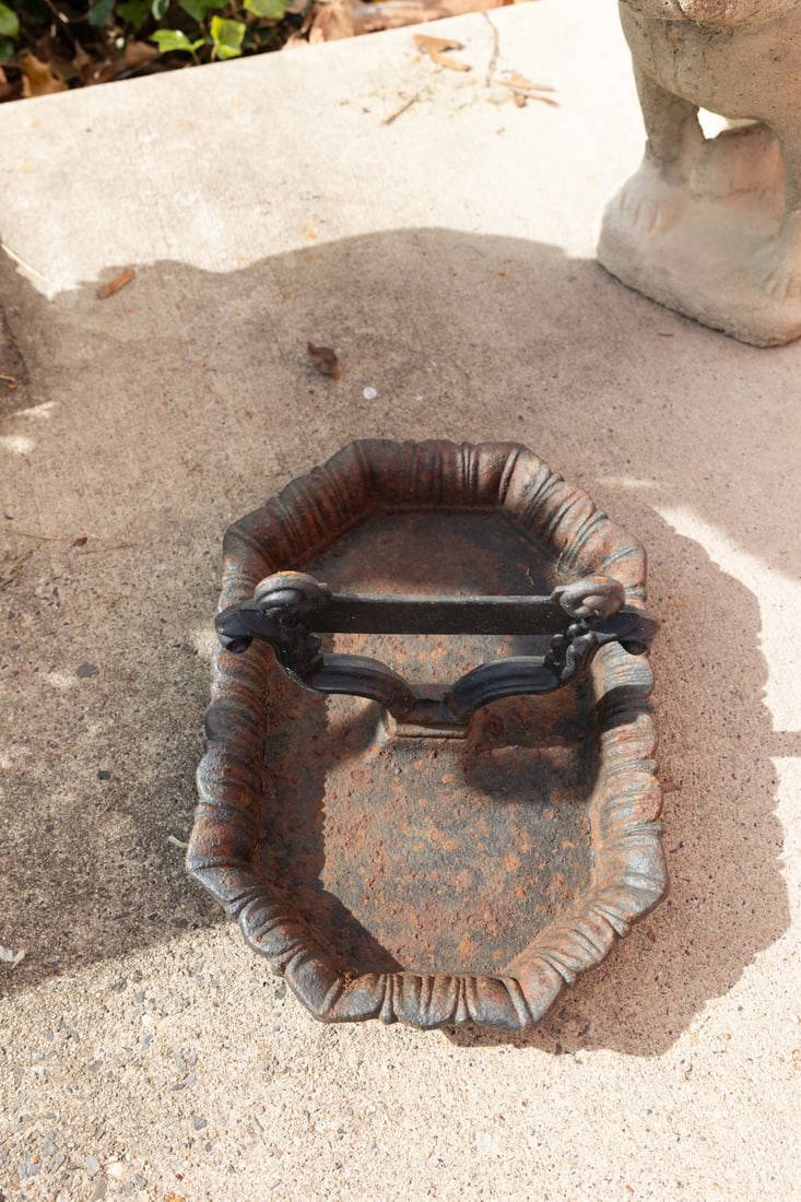 Metal Boot Scraper Outside Decor Auction