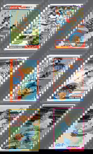 6 Mlb Stars Of The 60's 80's Including Hofers: Carl Yastrzemski, Don ...