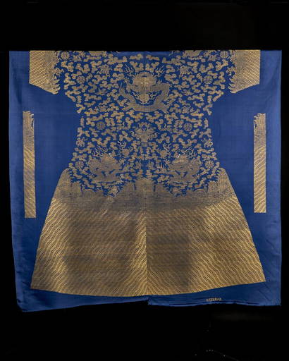 Patron De Robe De Mandarin, Chine Fin Époque Qing