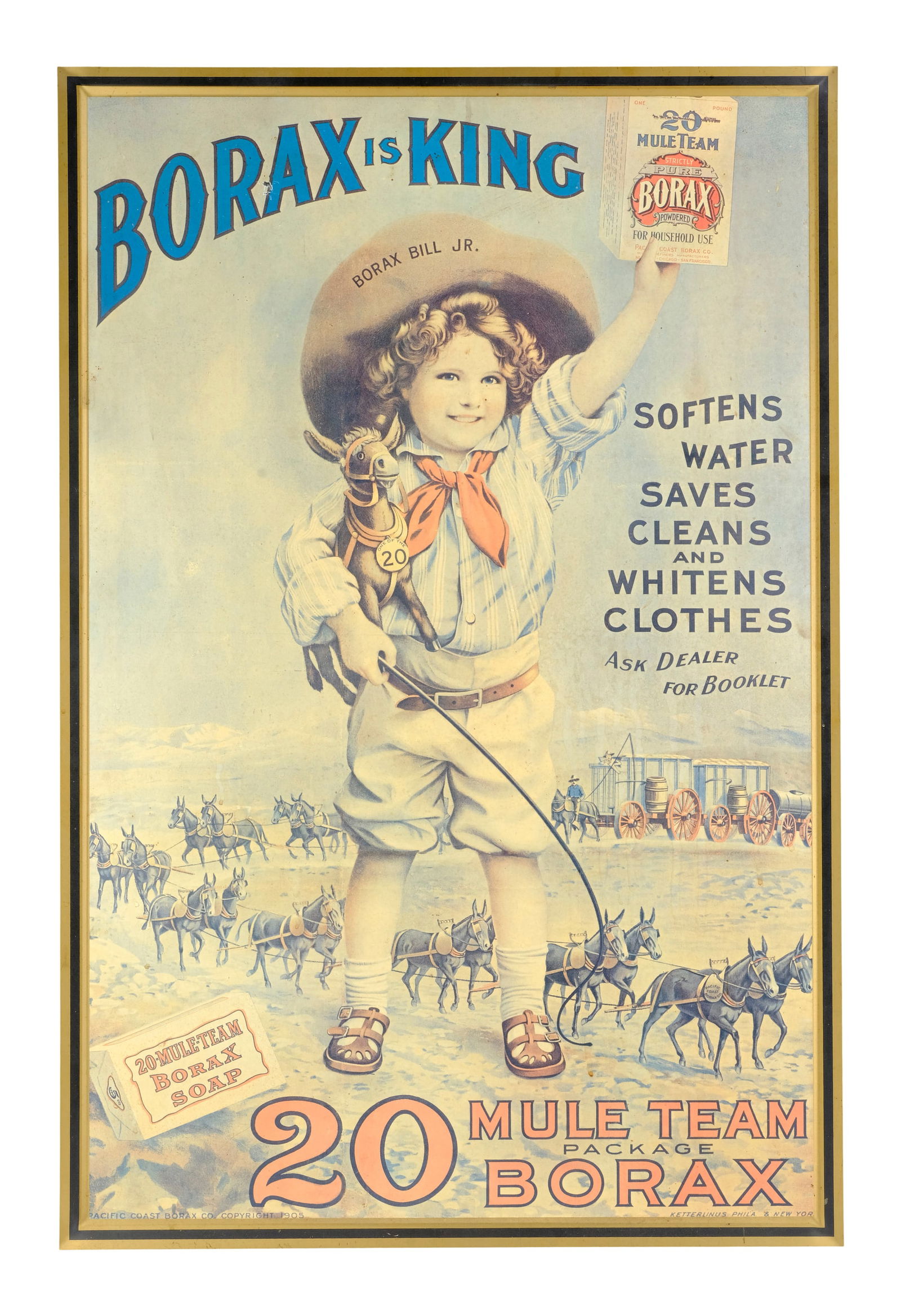 Back To The Future Part Iii (1990) - Borax Advertisement Sign Auction