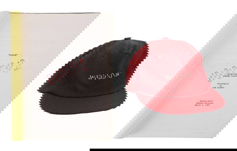 Willow (1988) Revised Second Draft Script And Crew Hat