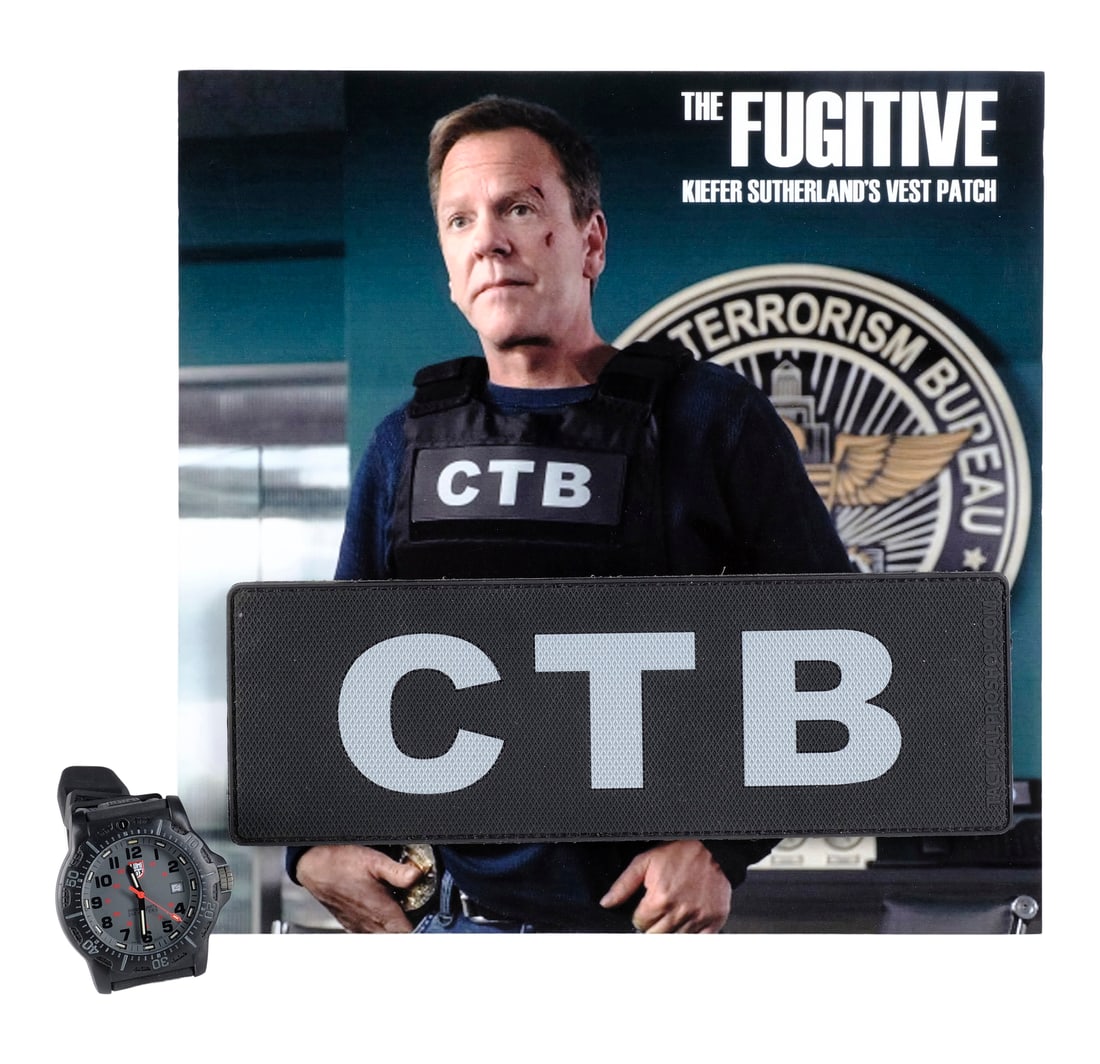 The Fugitive (t.v. Mini-series, 2020) - Detective Clay Bryce's (kiefer Sutherland) Vest Patch ...
