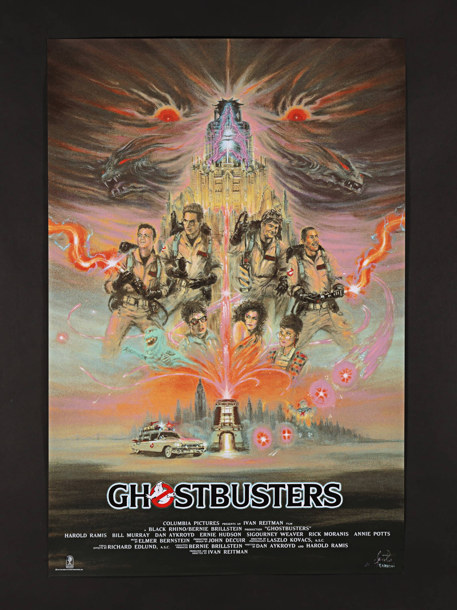 Ghostbusters (1984) And Ghostbusters Ii (1989) - Two Hand-numbered Limited Edition Prints By ...
