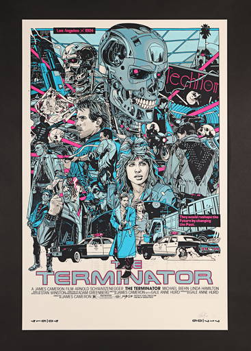The Terminator (1984) Signed, Dated And Hand Numbered Timed Edition ...