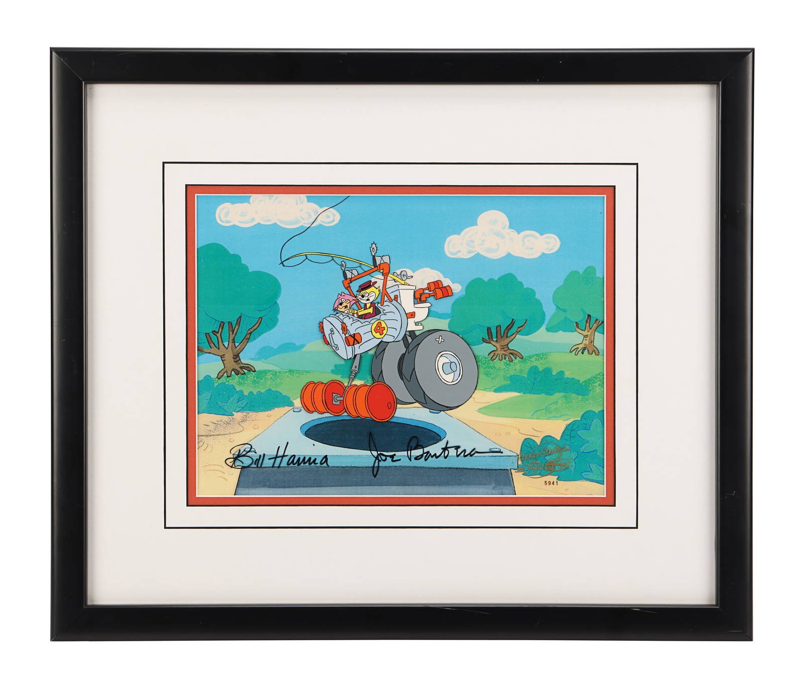 Wacky Races (t.v. Series, 1968 - 1970) - Framed Fender Bender 500 ...