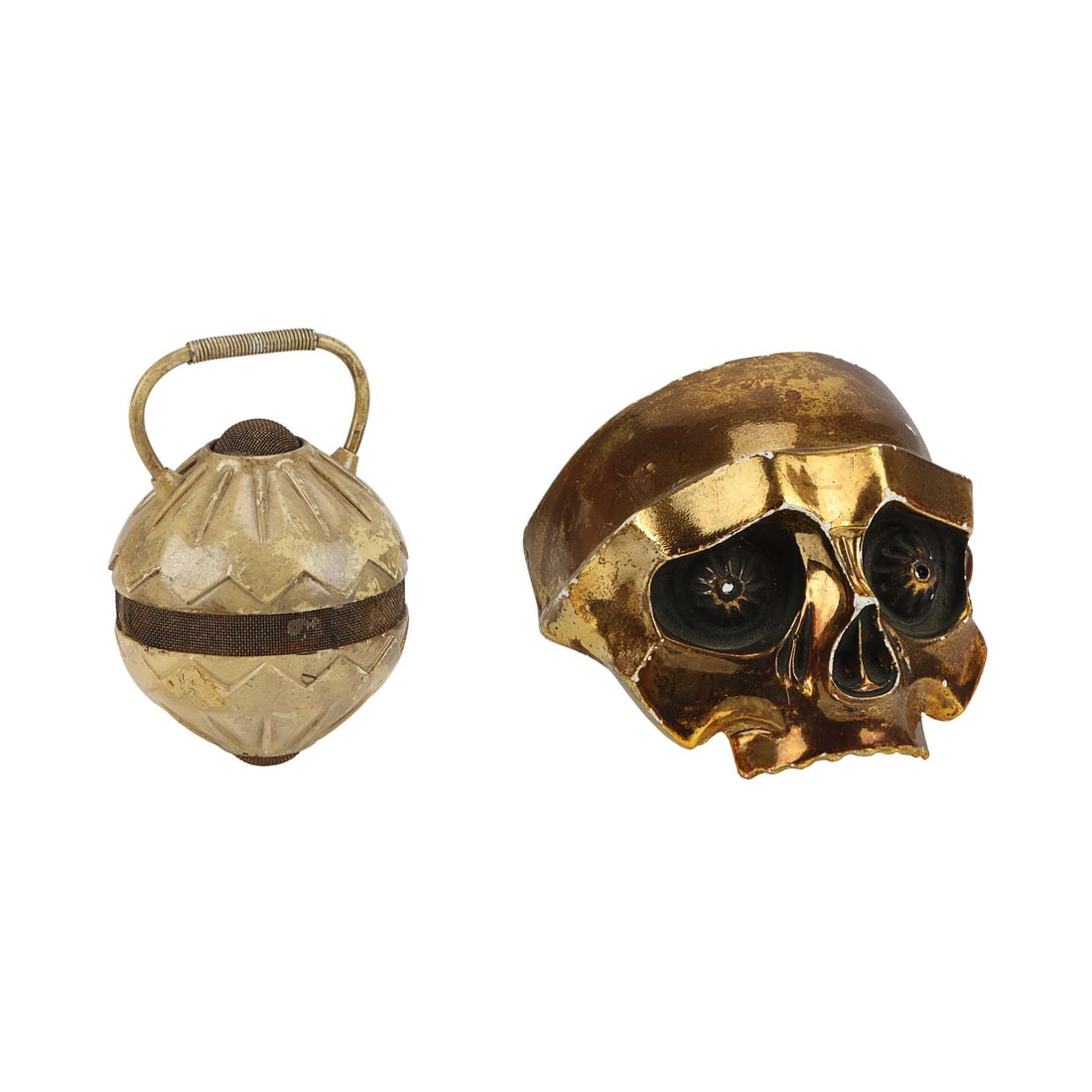 Flash Gordon (1980) - Palace Guard Skull Mask And Hawkman Bomb Auction