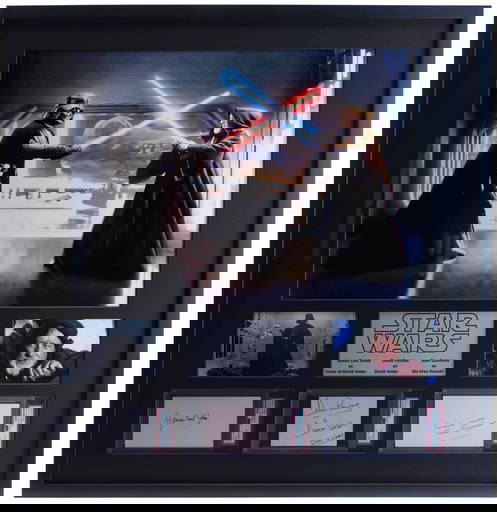 Star Wars: A New Hope (1977) Framed Alec Guinness, James Earl Jones ...