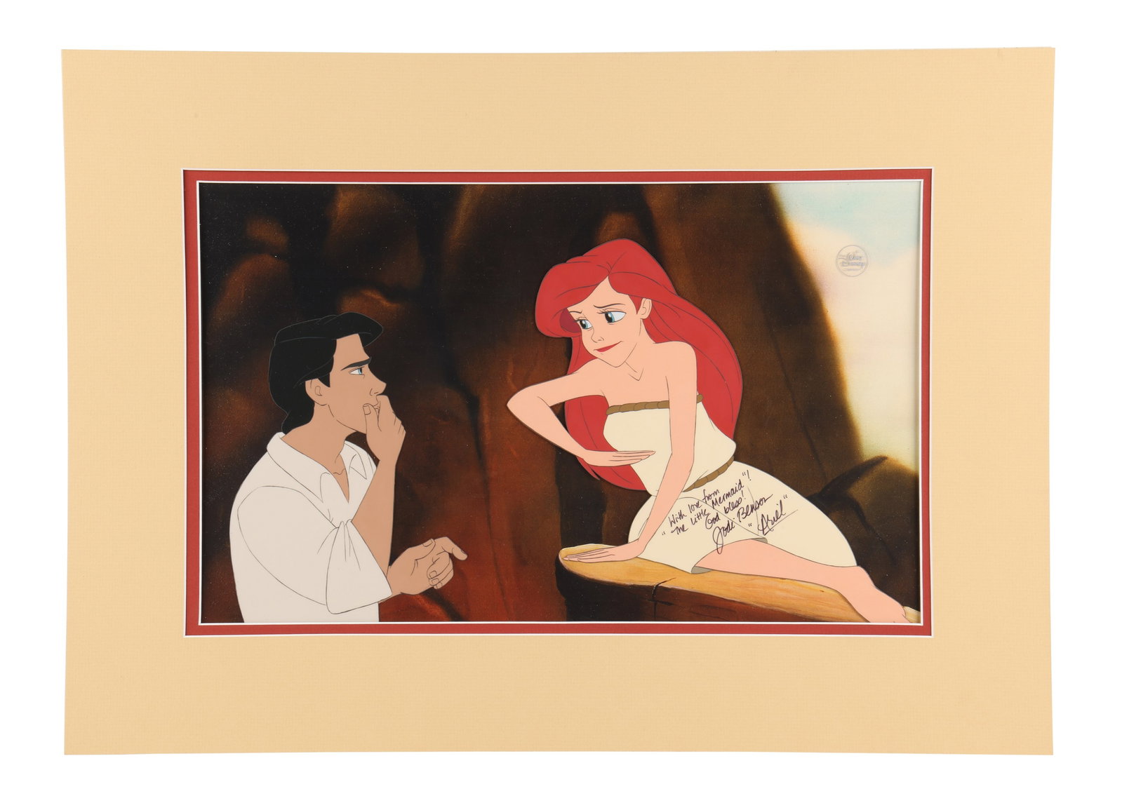 Ariel Production Cel From The Little Mermaid