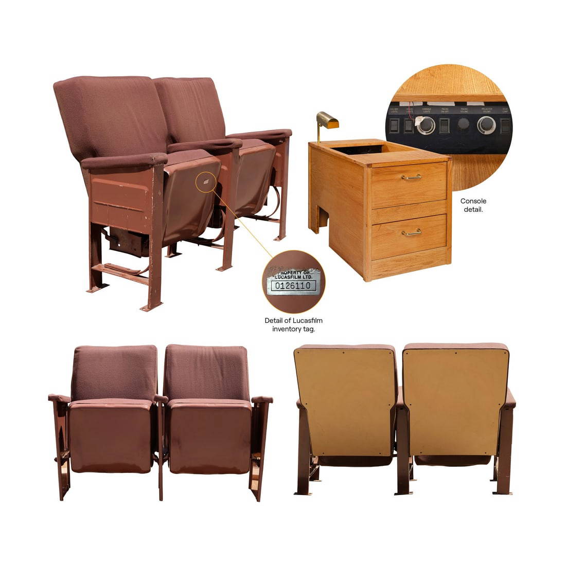 Industrial Light & Magic (ilm) - Set Of 22 Ilm Screening Room Chairs ...