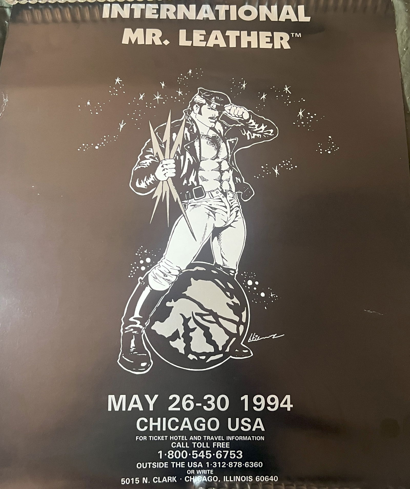 International Mr. Leather Iml 1994 Art By Etienne