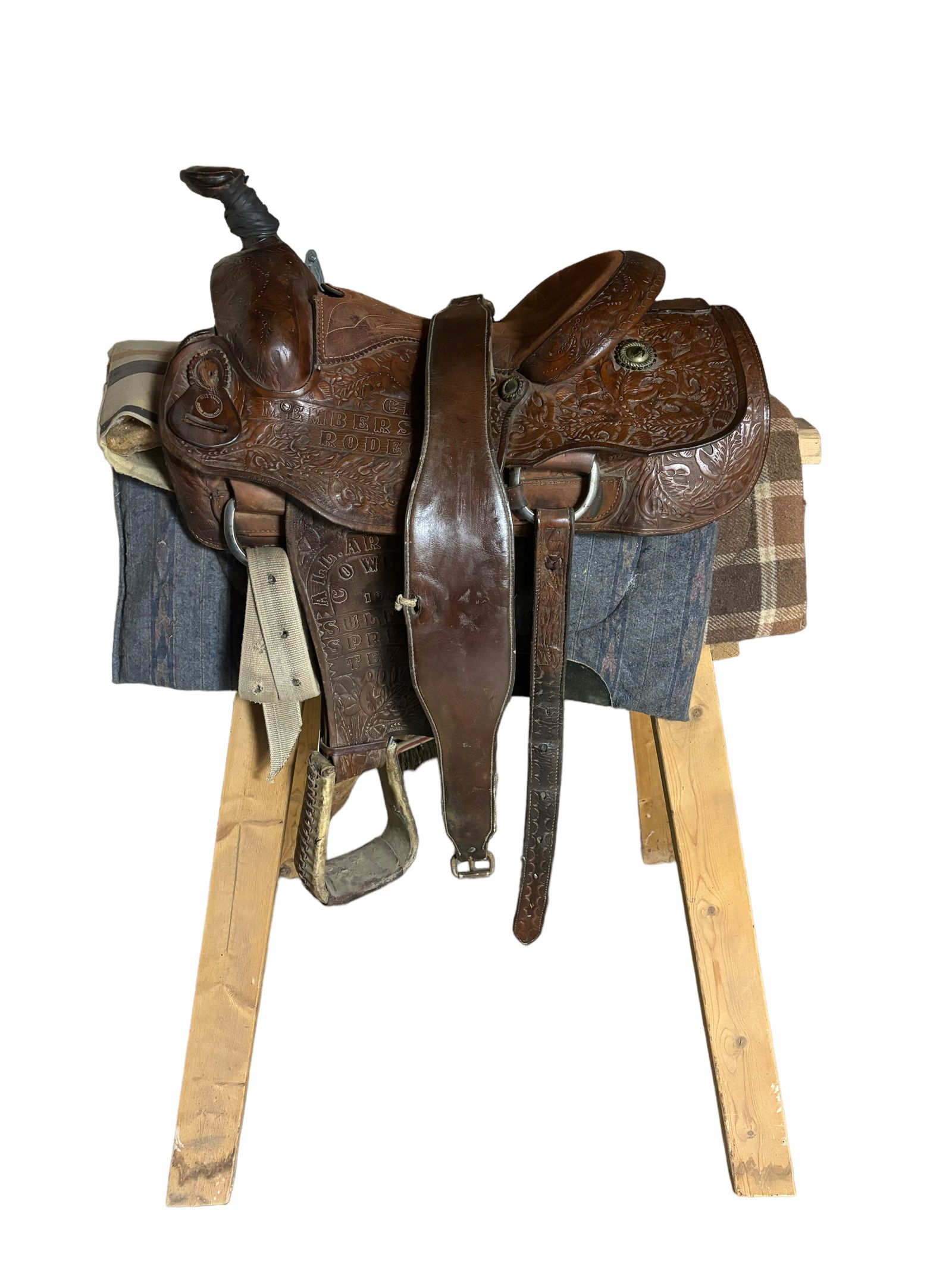 "all Around Cowboy" Rodeo Saddle Auction