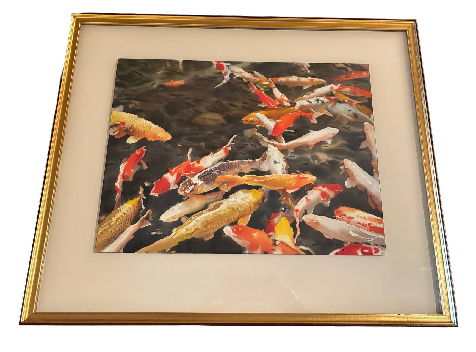 Koi Fish Pond By Martin Fan Cheng Auction