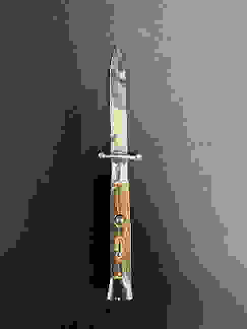 Switchblade Knife Italy Stiletto 8.6 Inches Horn Auction