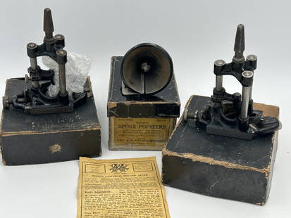 Lot Of 4 Early Woodworking Planes Auction