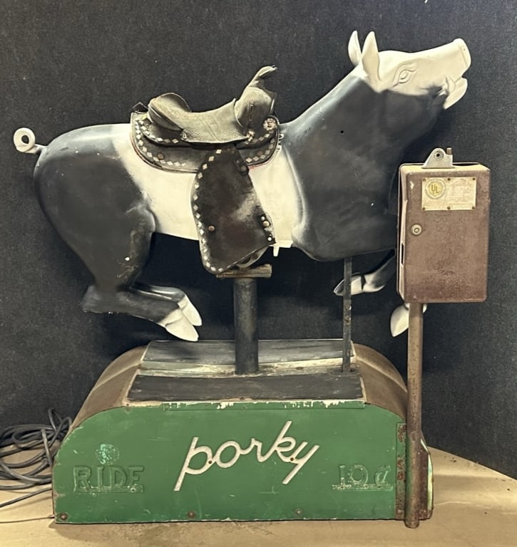 Coin Operated Mechanical Horse Child's Ride