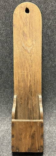 19th Century Scrub Scouring Wall Box Original Surface