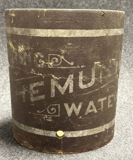 Antique Chemung New York Spring Water 1888 Fiber 2 Gallon Water Jug W ...
