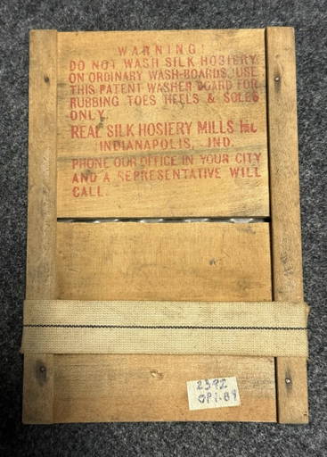 Antique Salesman Sample Silk Hosiery Washboard By Real Silk Hosiery Co ...