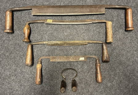Four Draw Knives Auction