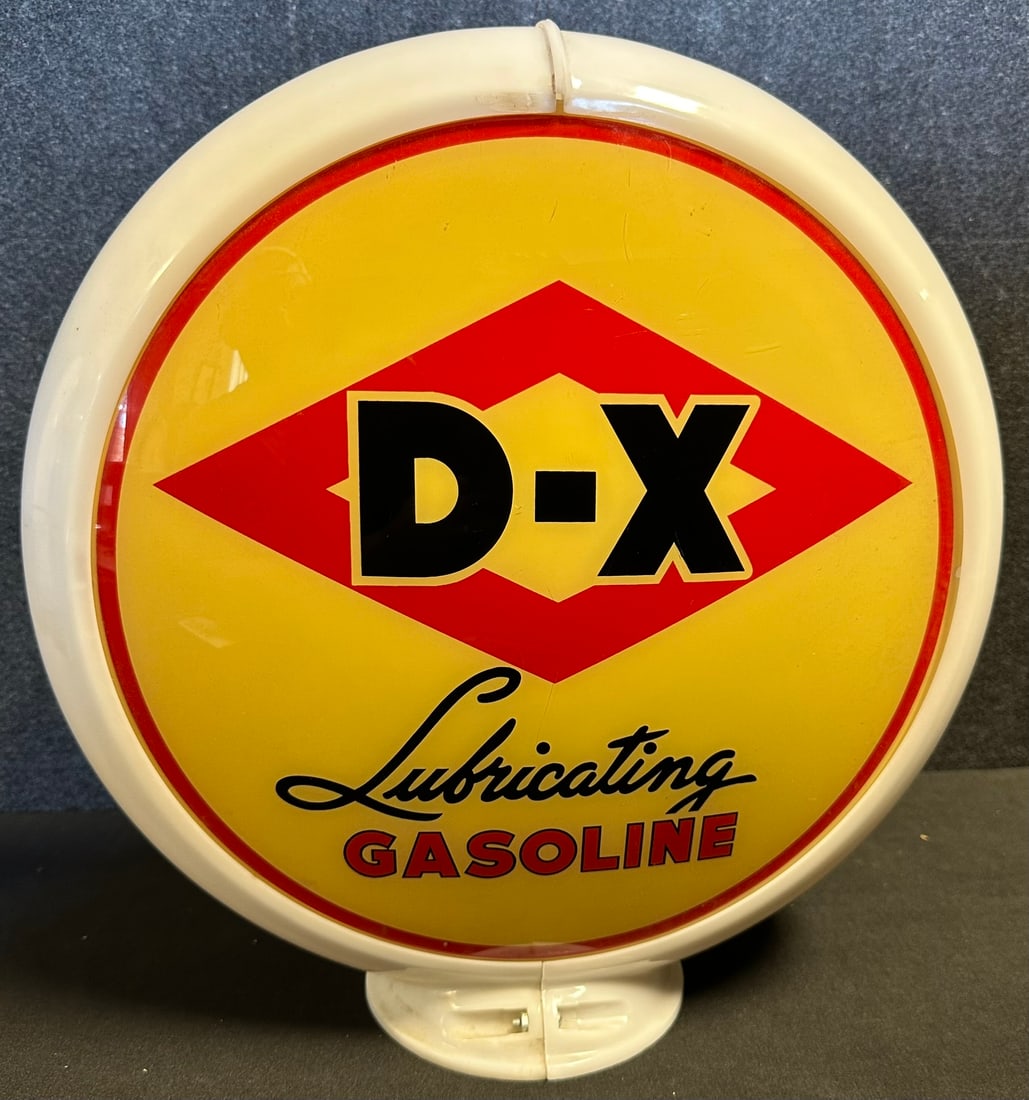 Dx Lubricating Gasoline Gas Globe W/ Original Lenses & Capco Body Auction