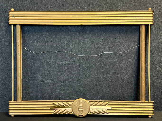 1940s Coca Cola Wooden Kay Frame W/ Original Advertising Applique ...