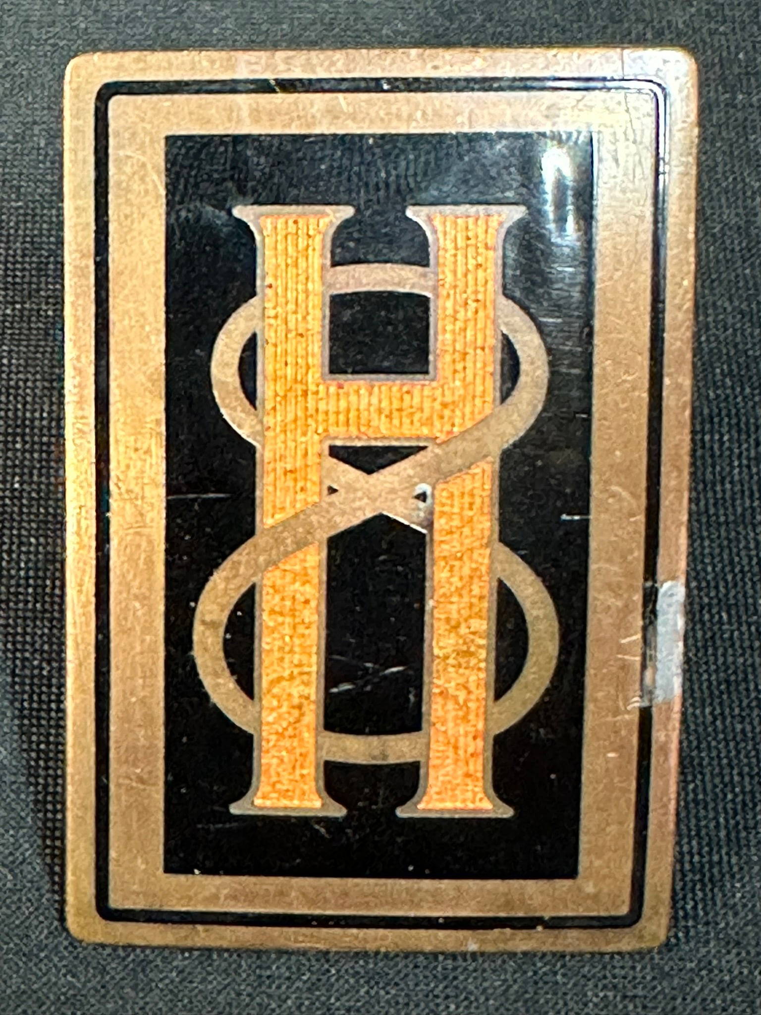 1928 1929 Hupmobile 8 Cylinder M Radiator Enamel Badge Emblem Auction