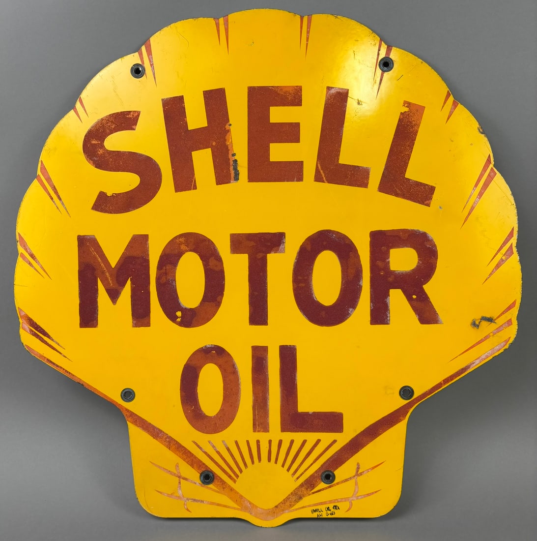Dst Shell Motor Oil Diecut Advertising Sign - Jun 14, 2025 | Holler And ...