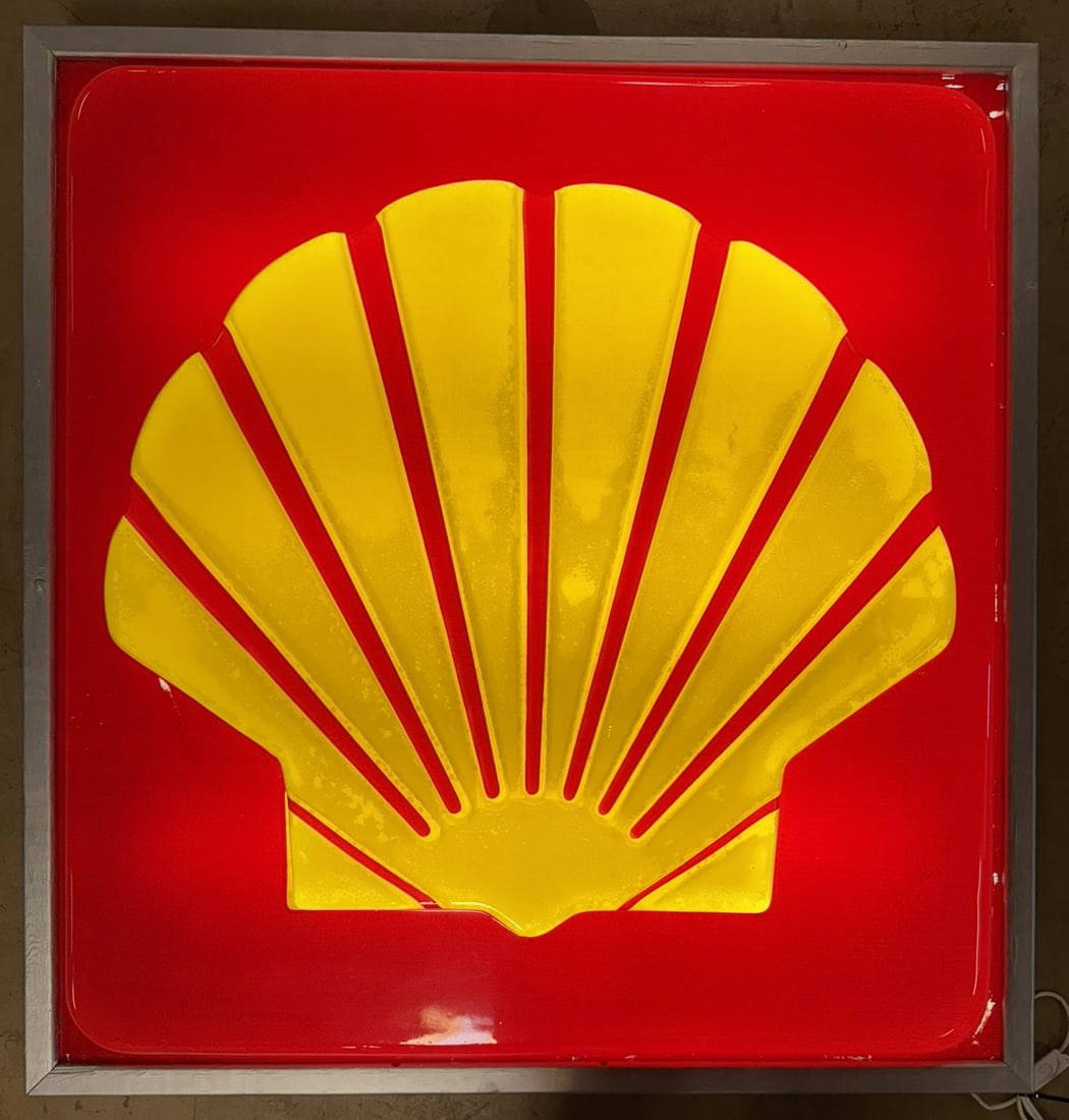 Shell Gas Station Motor Oil Plastic Lighted Sign - Jun 14, 2025 ...