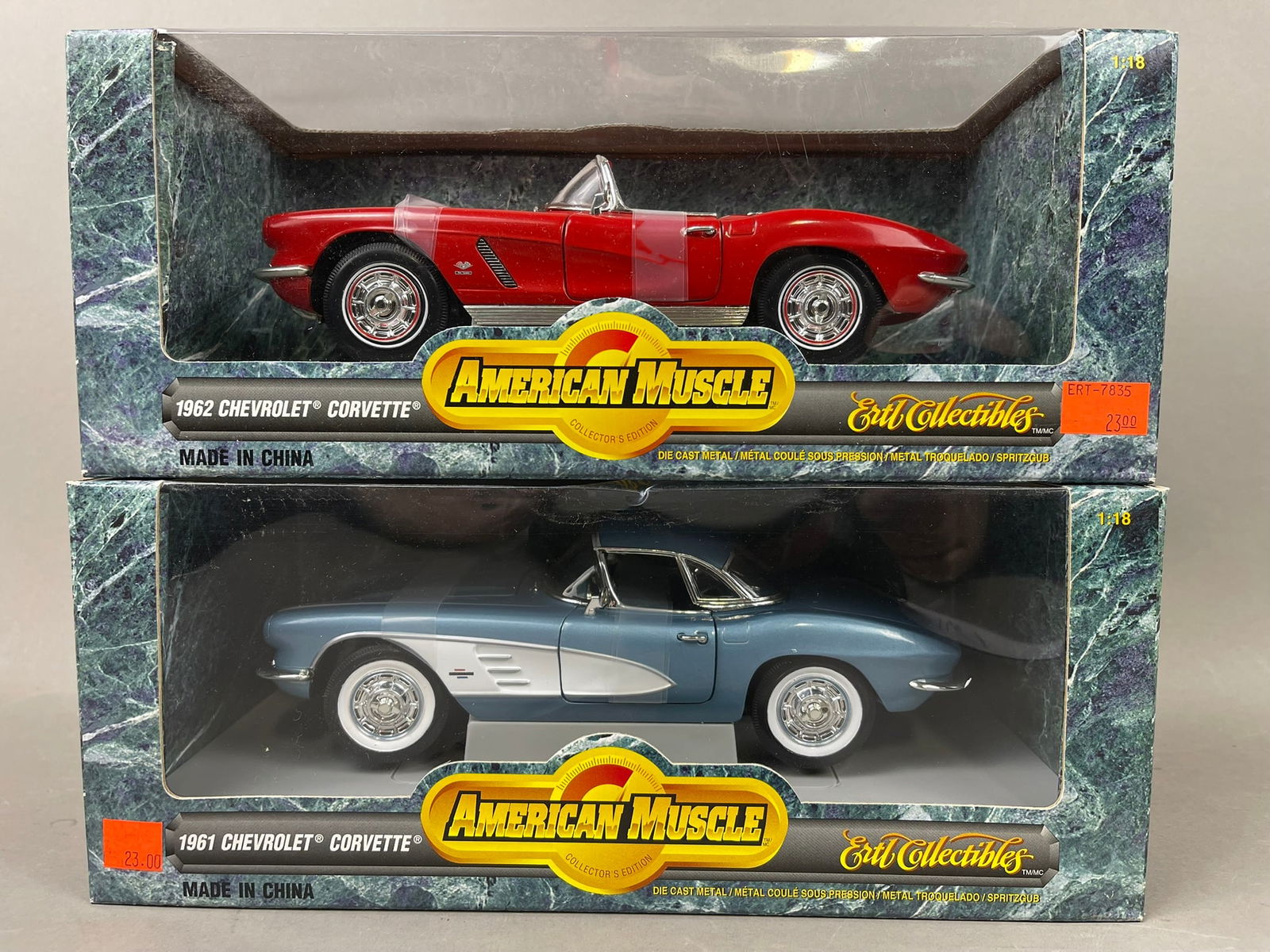 2 Nos Ertl American Muscle Die Cast Corvette Cars - Jun 13, 2025 ...