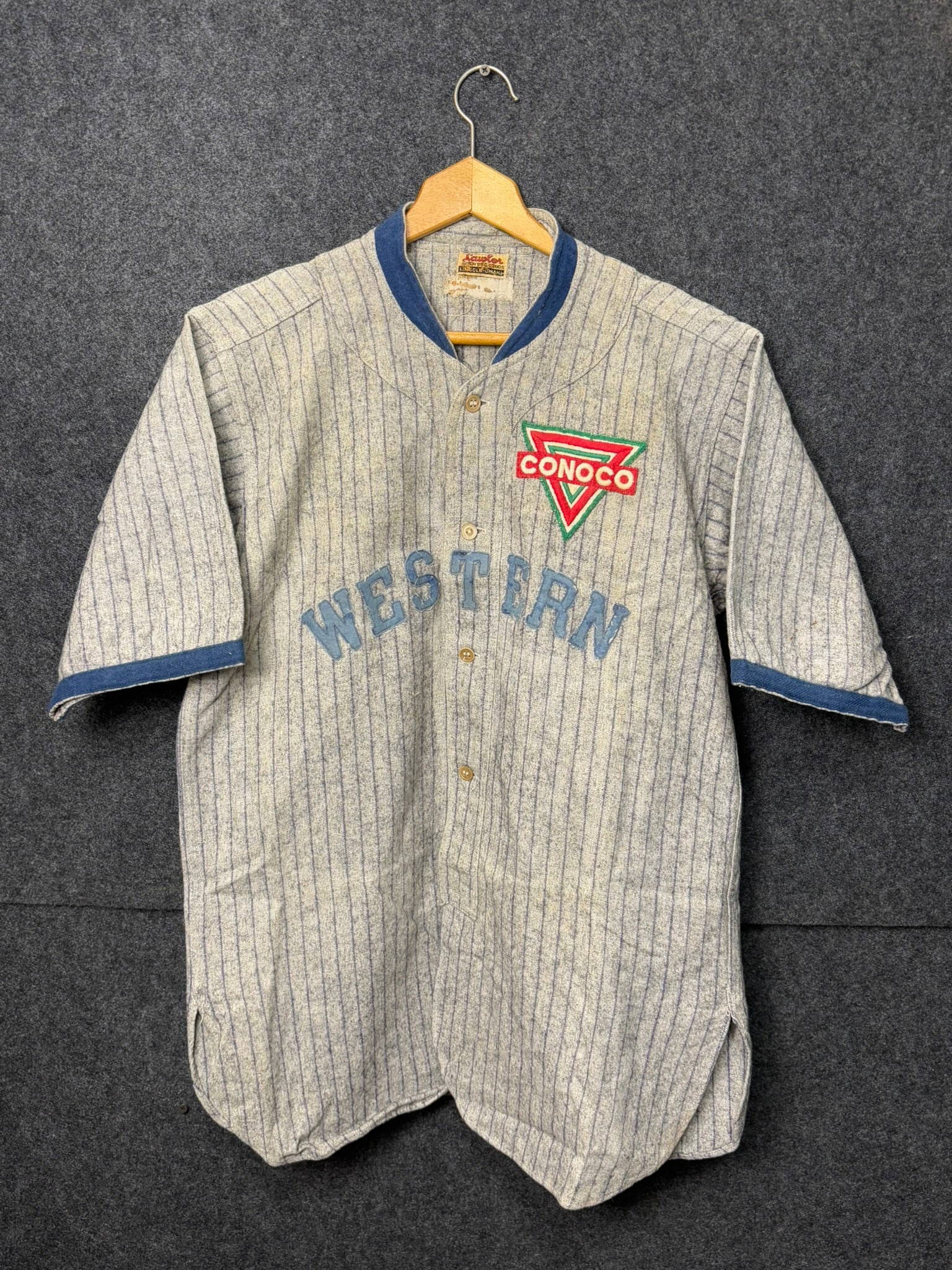 1940s Lawlor Sporting Goods Western Conoco Service Station Baseball Jersey - Jul 26, 2025 ...