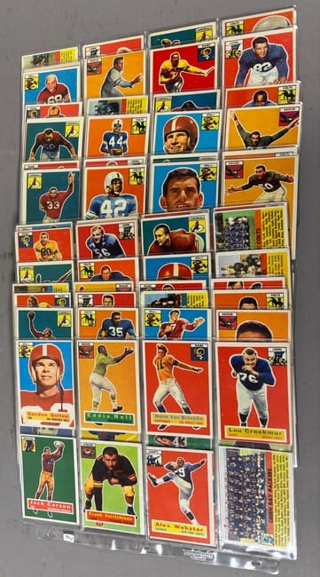 1956 Topps Football Complete Set 120 Cards Exmt-nrmt - Jul 26, 2025 ...