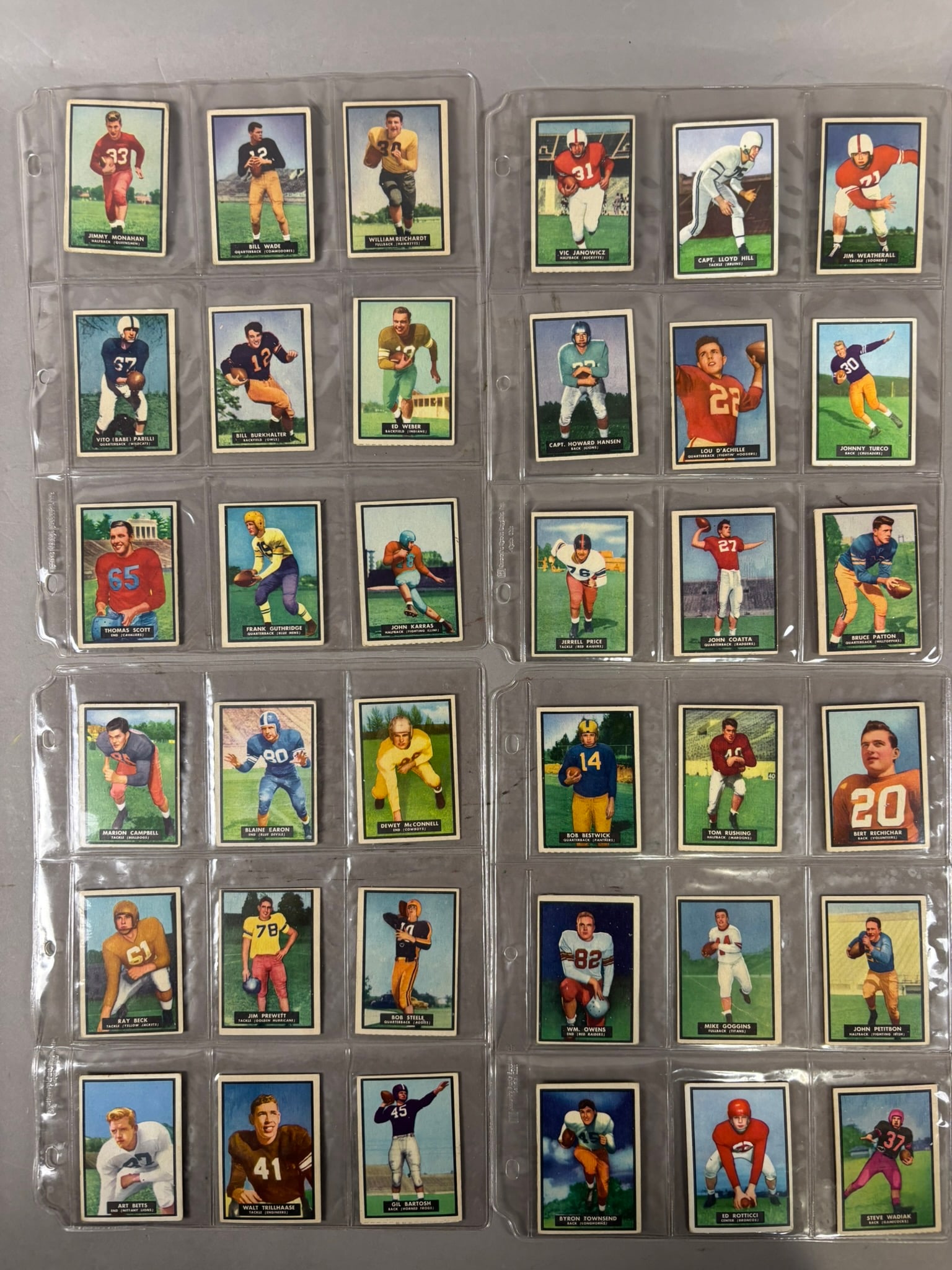 1951 Topps "magic" Football Set 75 Cards Vg-ex - Jul 26, 2025 | Holler ...