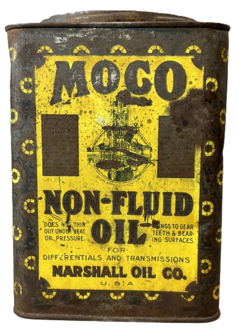 Moco Non Fluid Oil Marshall Oil Co 5lb Grease Can Auction