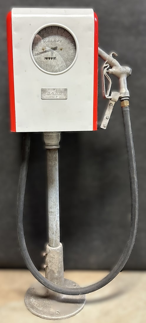 Original Gasboy M. Wilson's Sons Gas Pump W/ Starline Base Auction