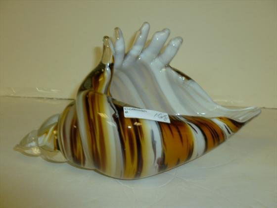 Murano glass sea shell