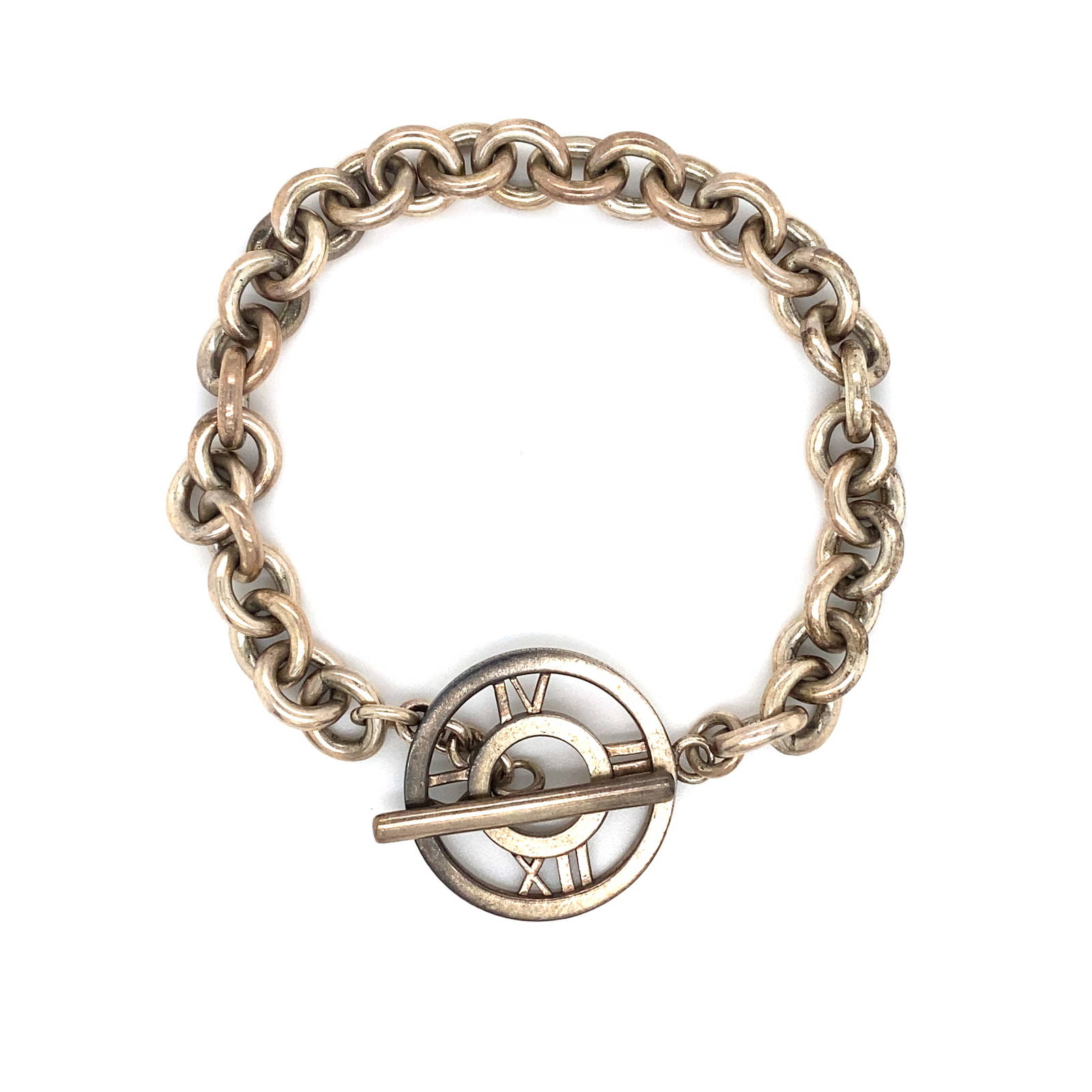Tiffany & Co. Atlas Chain Bracelet, Sterling Silver Auction
