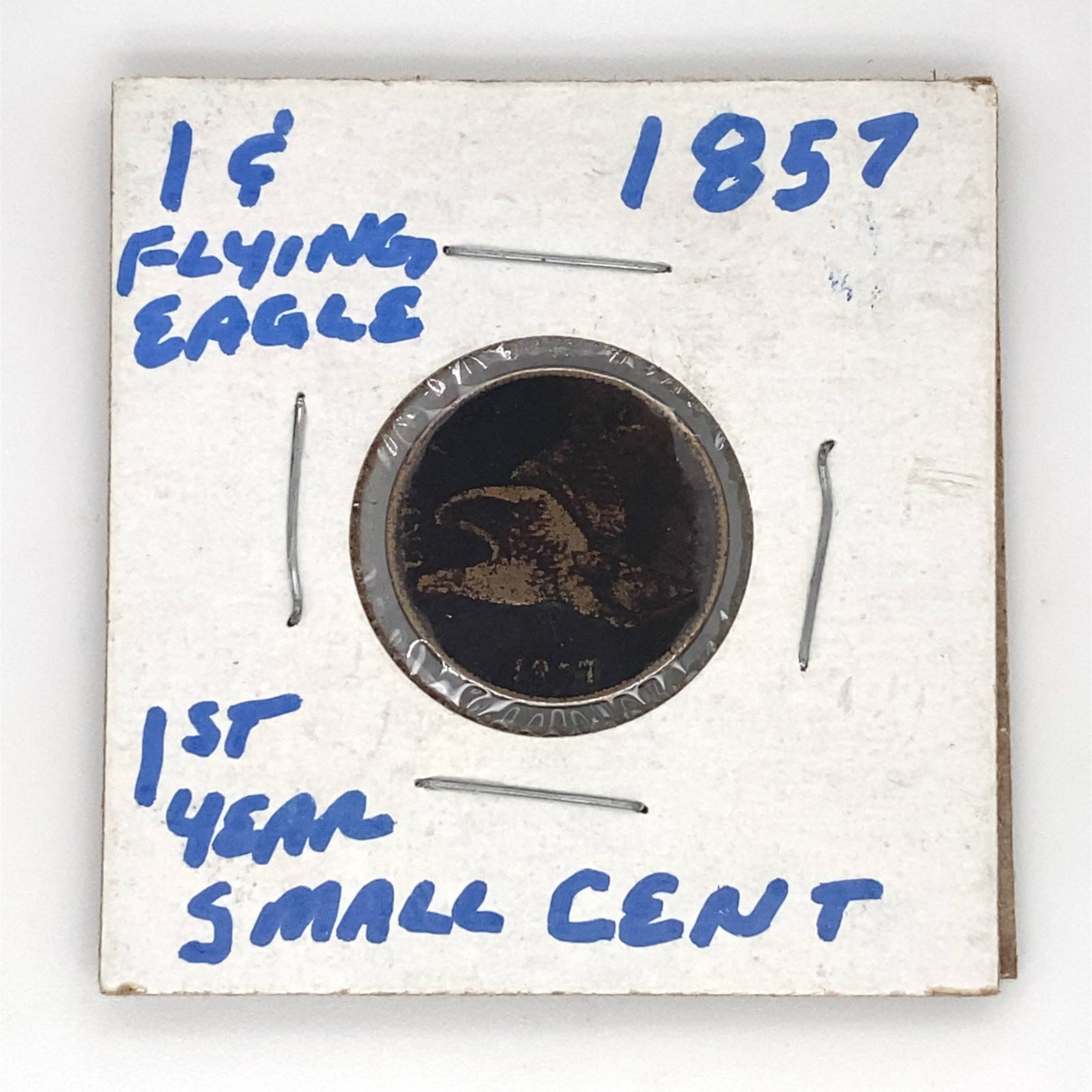 1857 American One Cent Flying Eagle Coin Auction