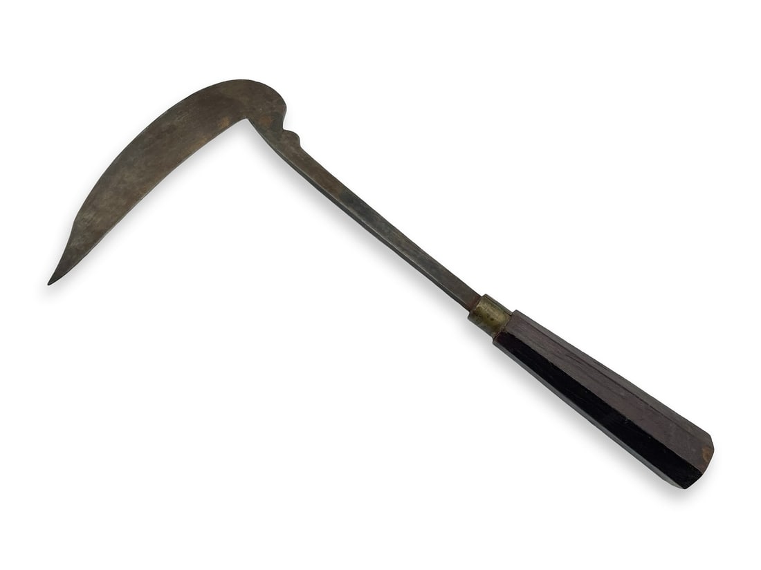 Middle Eastern Tribal Hand-decorated Sickle Auction