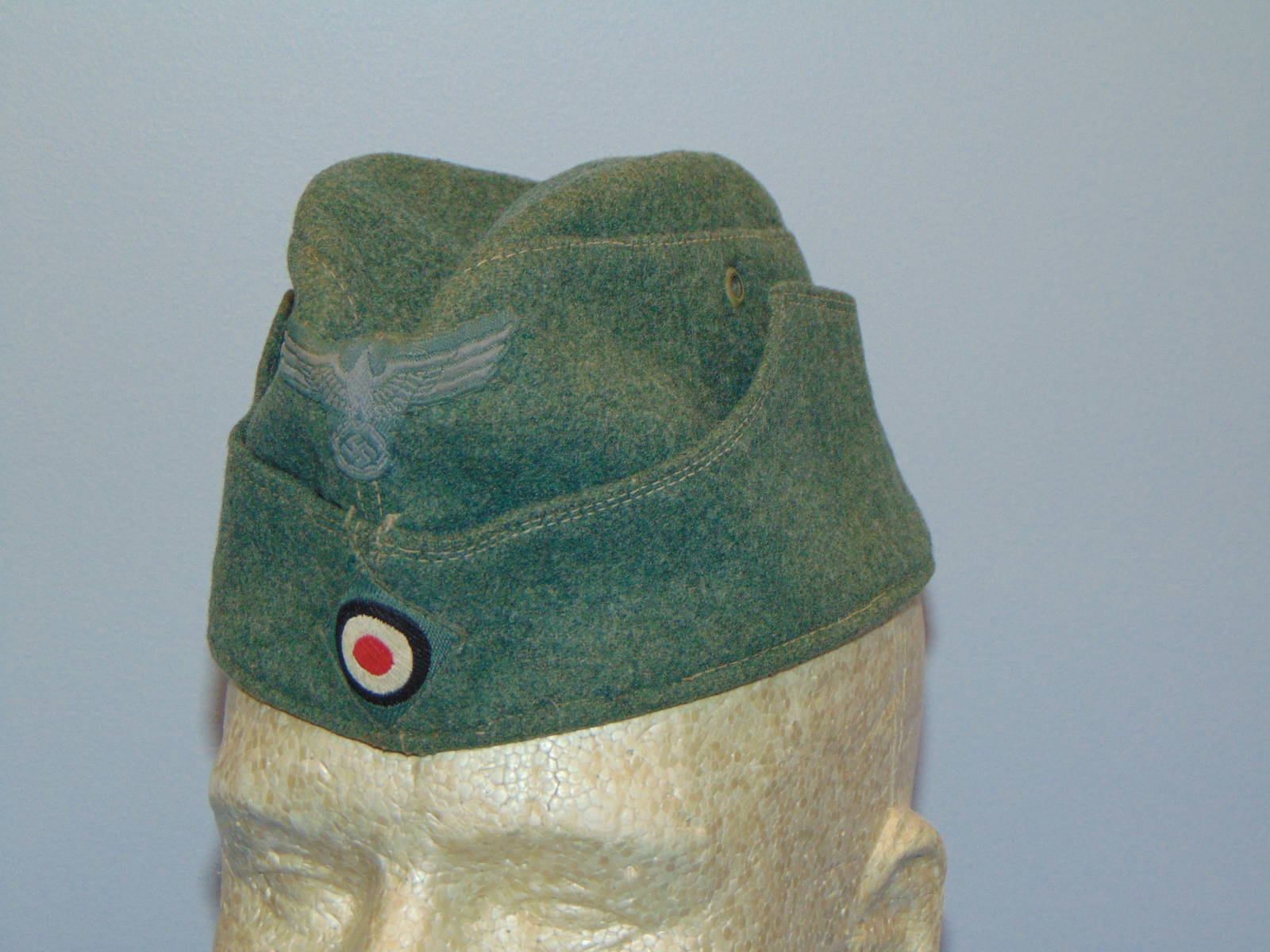 Original Wwii German Heer Army Enlisted Man's M34 Side Cap Auction