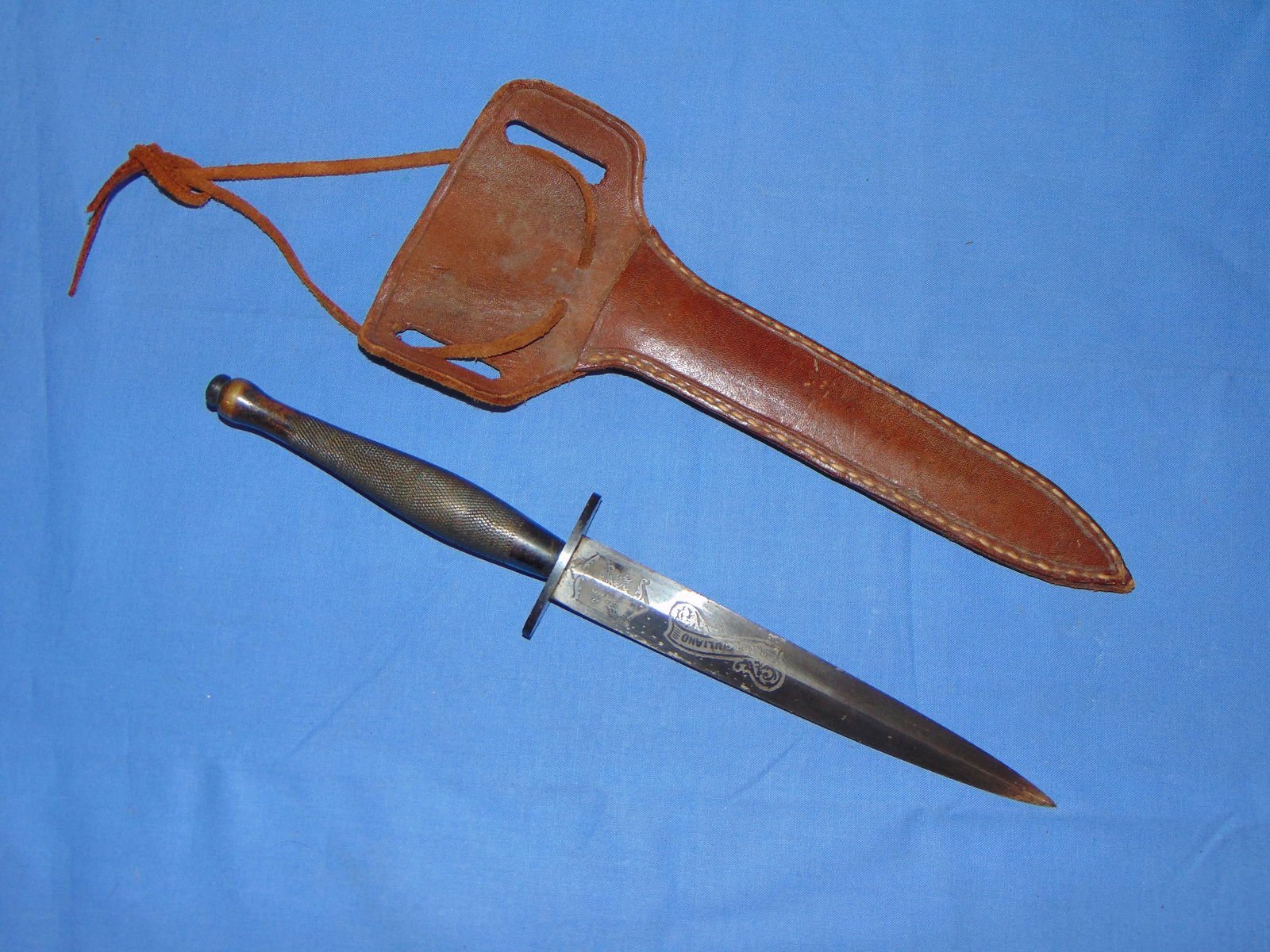 Rare Wwii F-s Fairbairn Sykes Commando Fighting Knife, Named To Blade W ...
