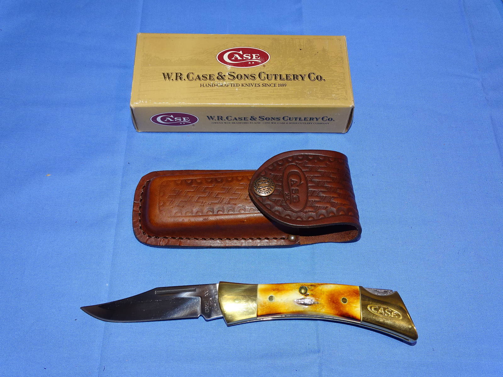 Folding Knife, Case Lockback 5197l Stag W/ Box Auction