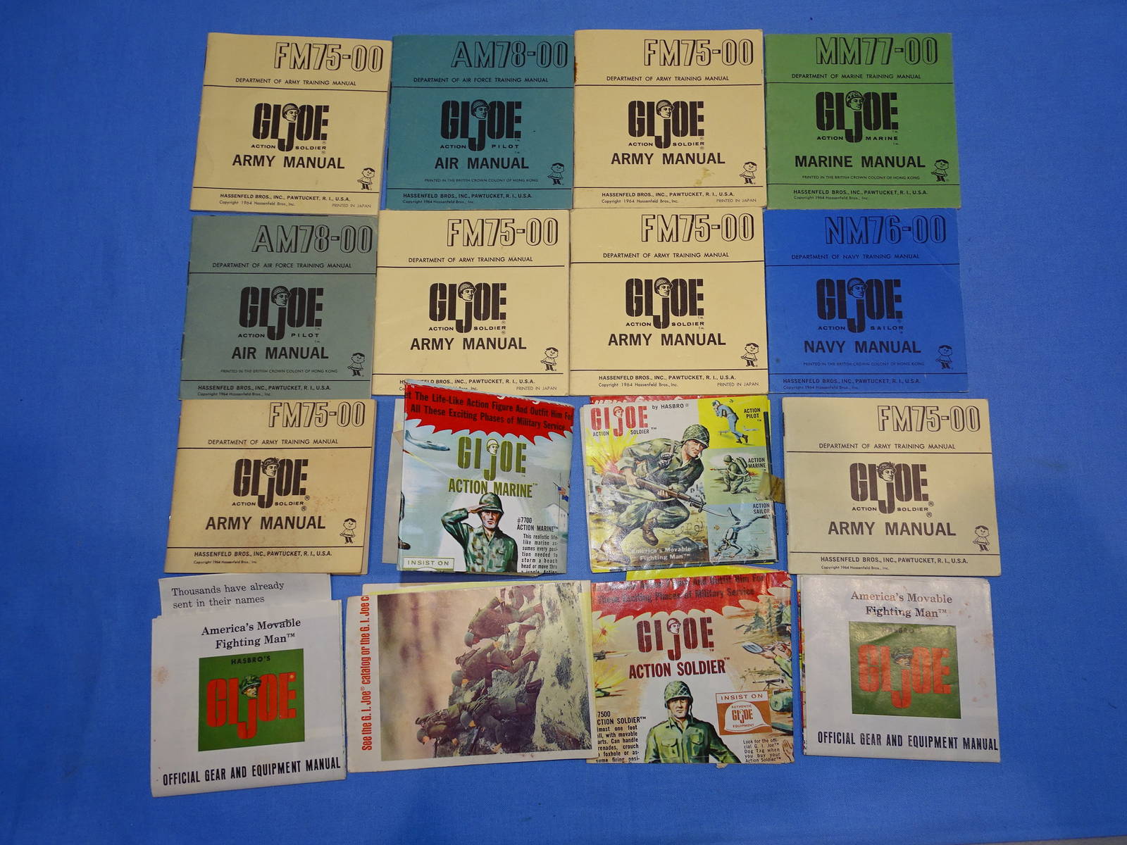 1964 Hasbro Gi Joe Field Manual Fm Booklet Lot Auction