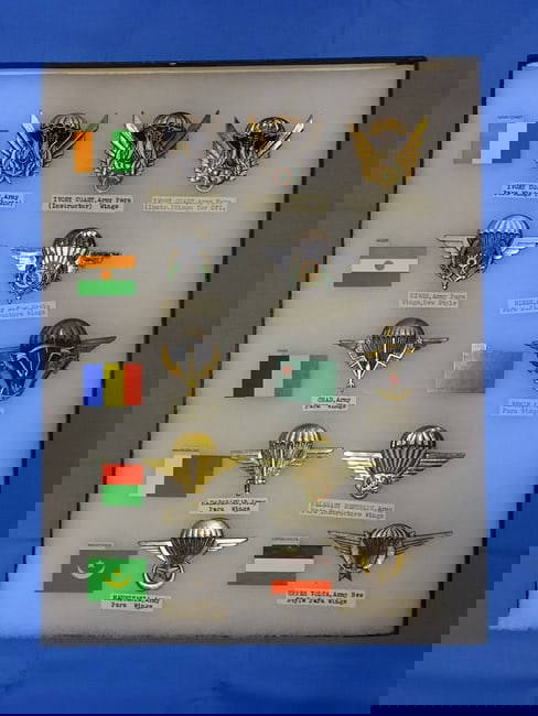 Airborne Paratrooper Wings, Patch Insignia Lot, Ivory Coast, Niger ...