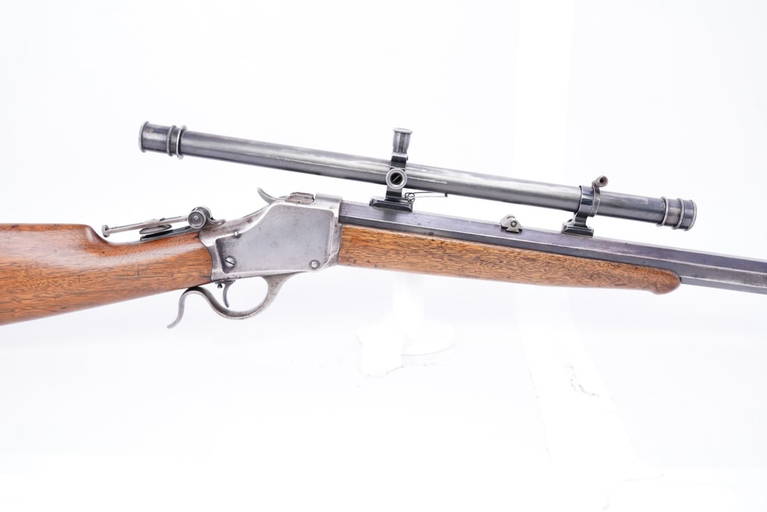 Winchester Model 1885 High Wall .32 40 Rifle & Winchester A5 Scope