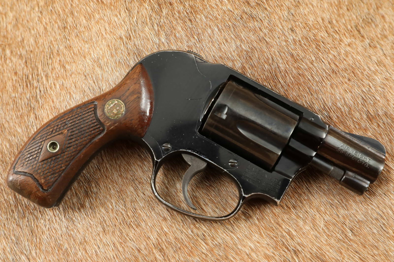 San Antonio Pd Smith & Wesson Model 38 Airweight Flat Latch .38 S&w ...