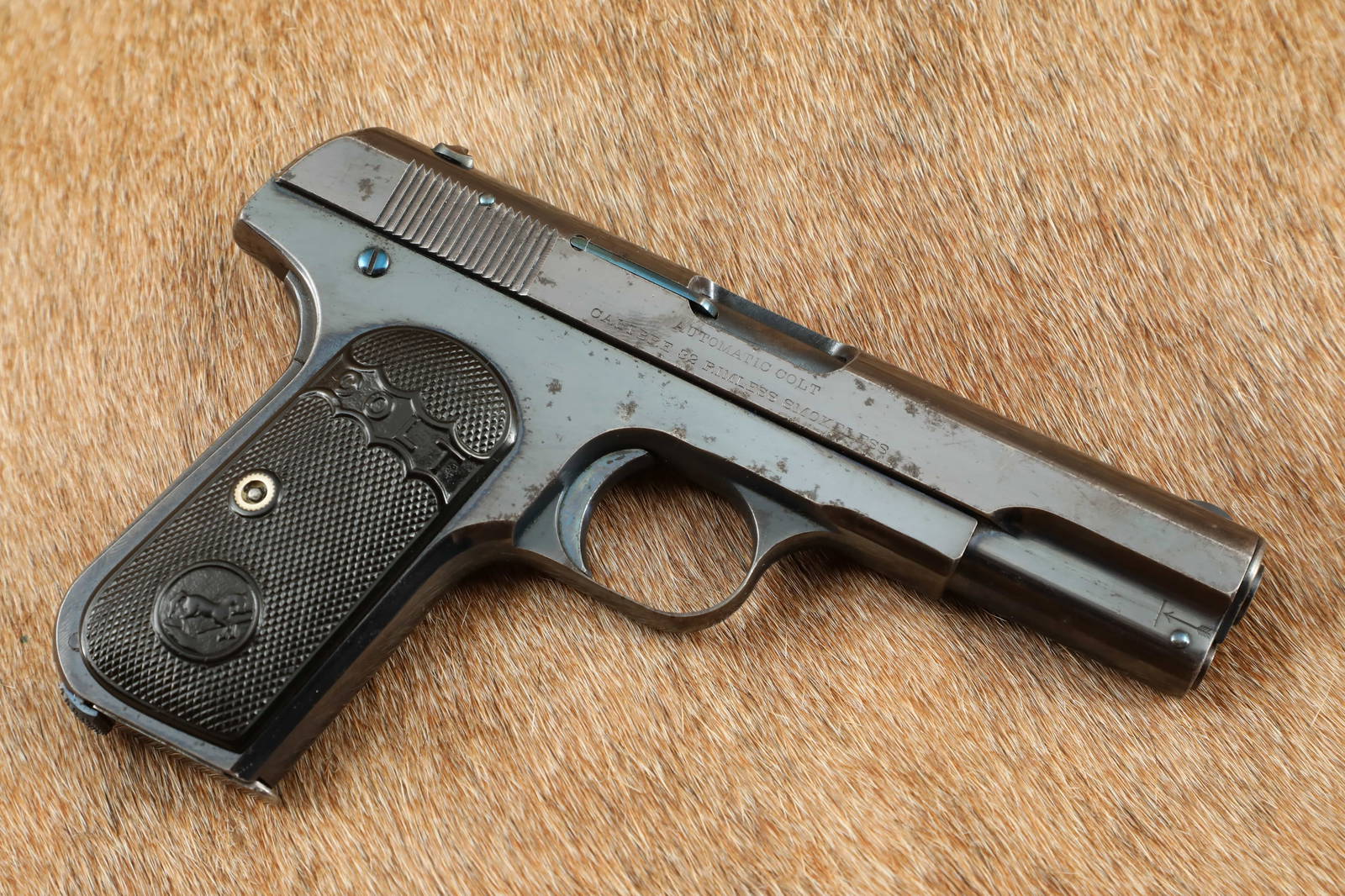 Early Colt Model 1903 Type I Pocket Hammerless .32 Acp 4” Semi-auto ...