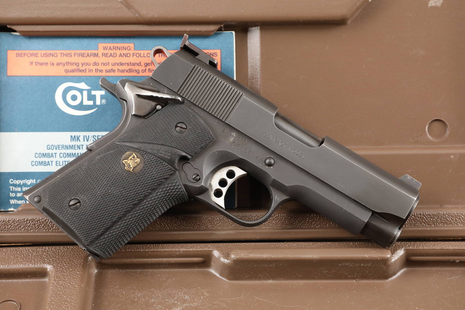 Colt Model M1991a1 Compact Series ’80 1911 1911-a1 .45 Acp 3.5” Semi ...