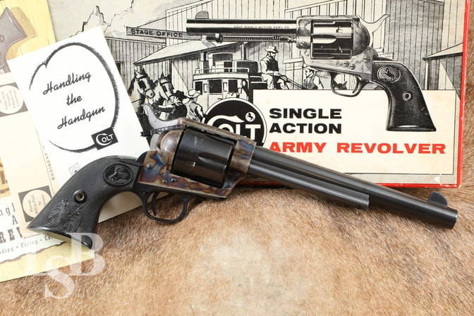 Colt 2nd Generation Single Action Army Saa 7 1/2" .45 Revolver ...
